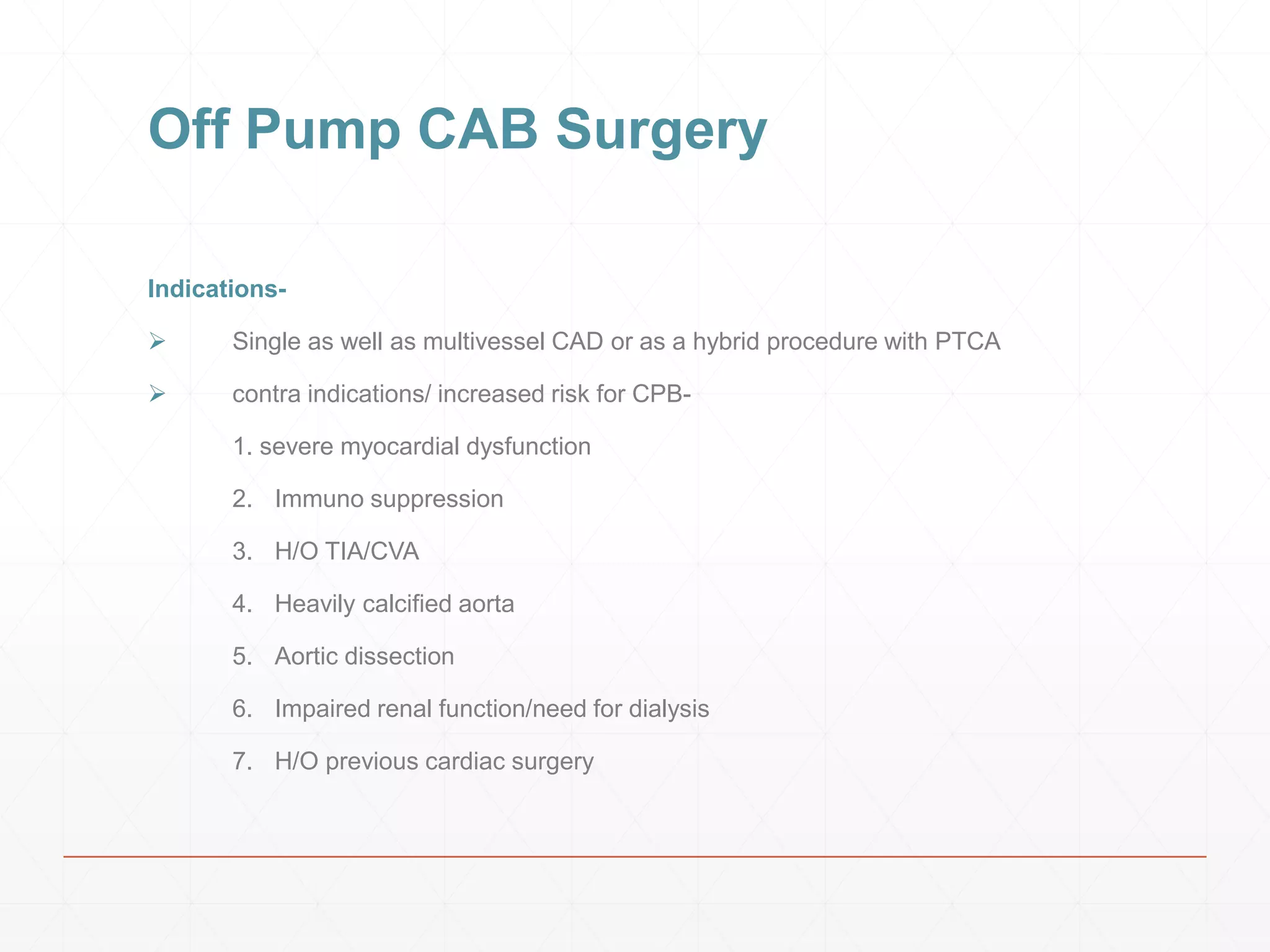 Anesthesia for coronary artery bypass grafting | PPTX