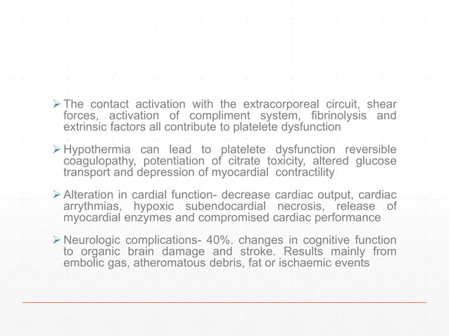 Anesthesia for coronary artery bypass grafting | PPTX | Heart and ...