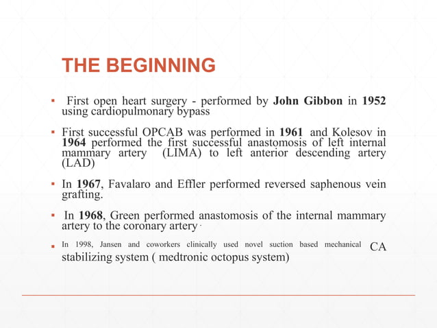 Anesthesia for coronary artery bypass grafting | PPTX | Heart and ...