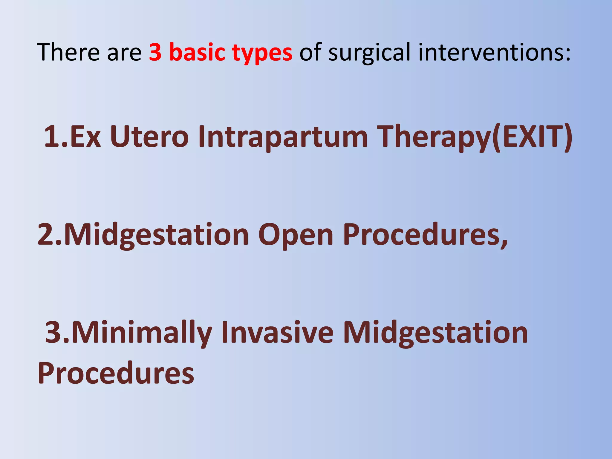 Anesthesia for fetal surgeries | PPTX