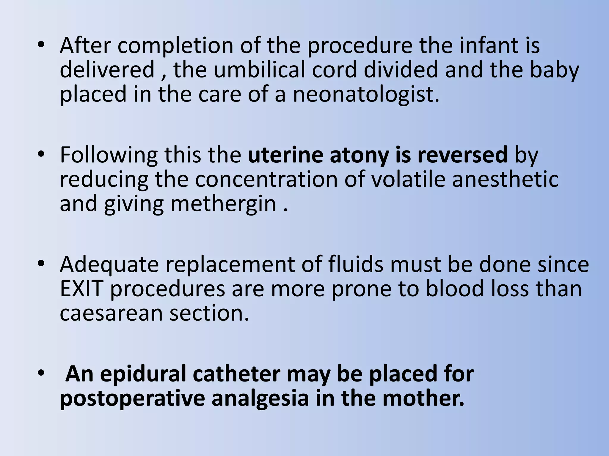 Anesthesia for fetal surgeries | PPTX