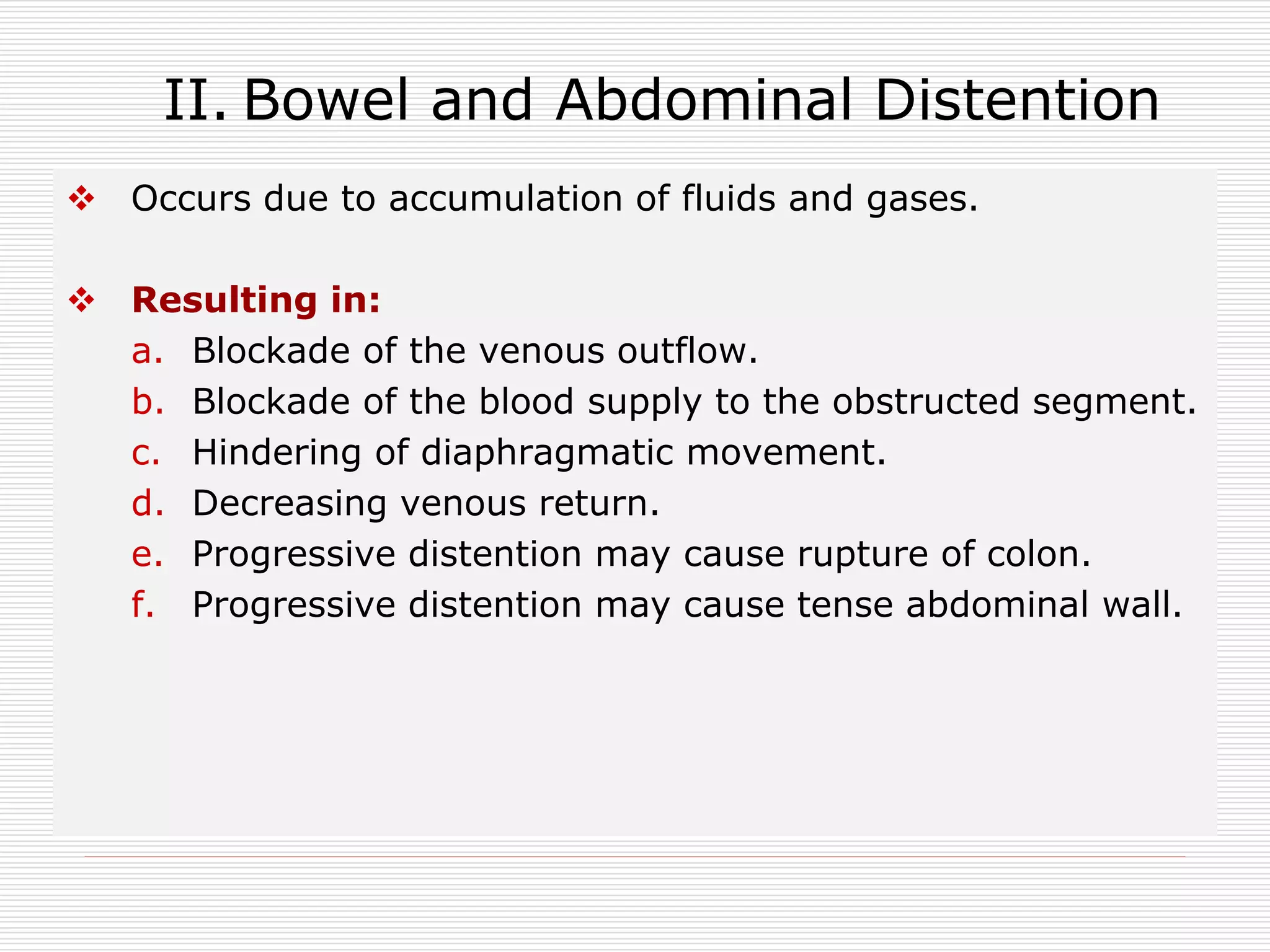 Anesthesia for intestinal obstruction | PPTX