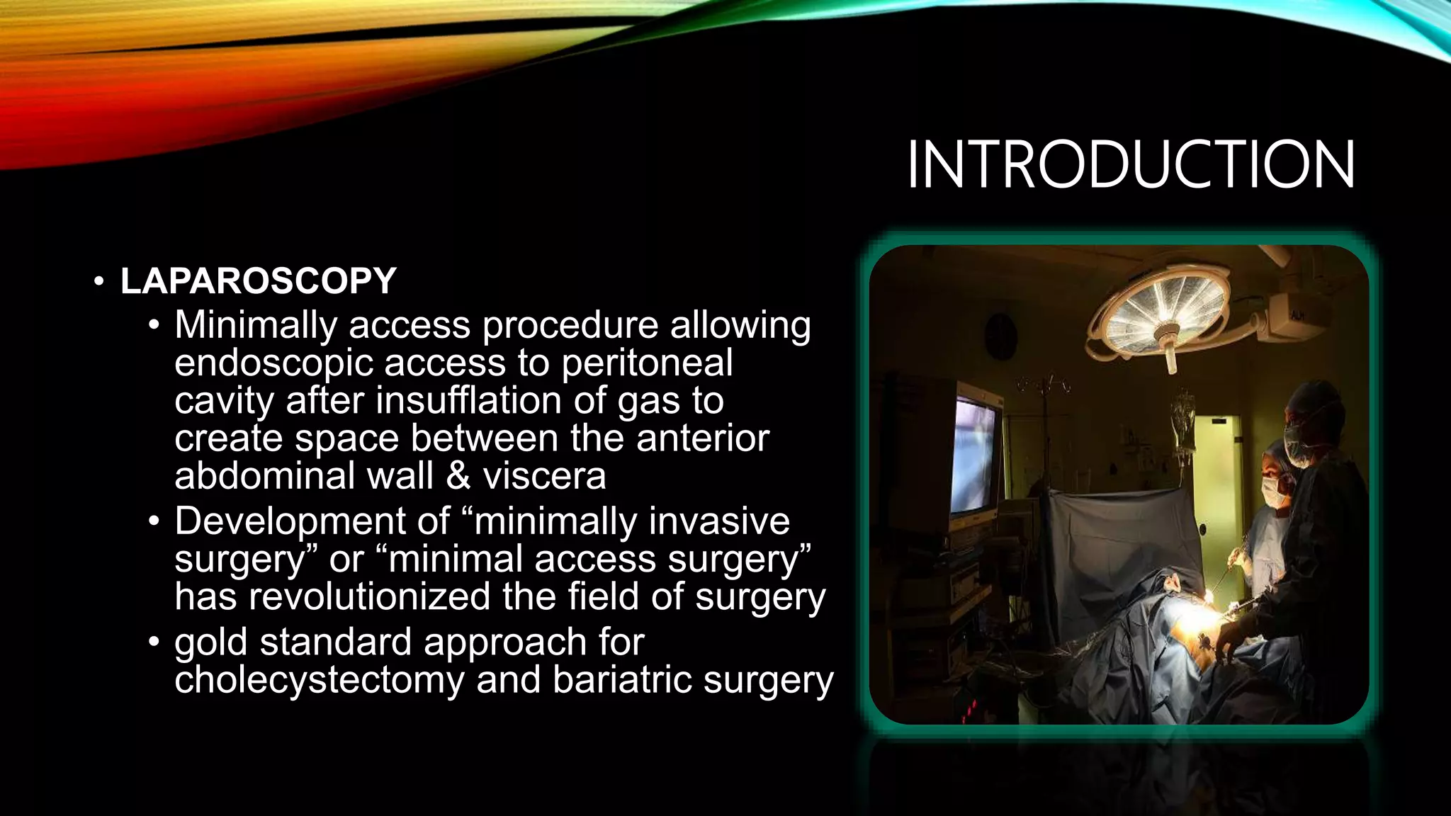 Anesthesia for laparoscopic and robotic surgeries [autosaved] | PPTX