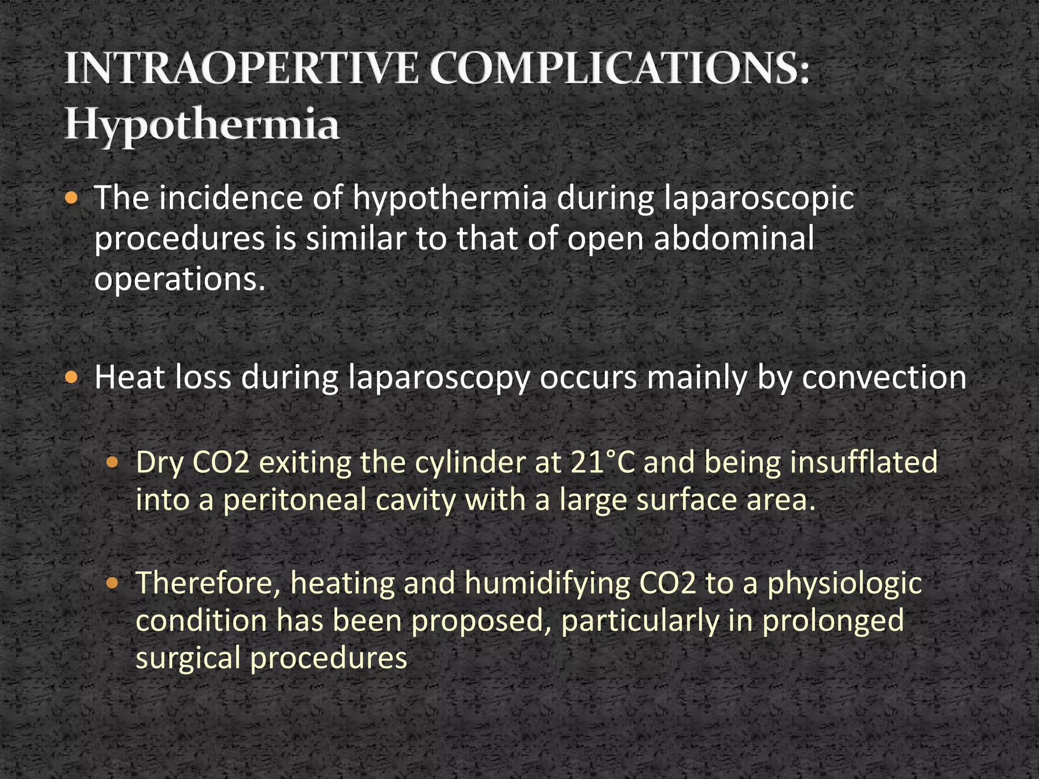 Anesthesia for laparoscopic surgery | PPTX