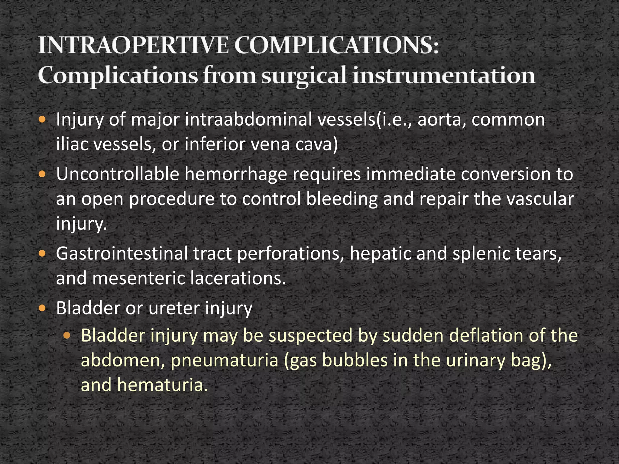 Anesthesia for laparoscopic surgery | PPTX