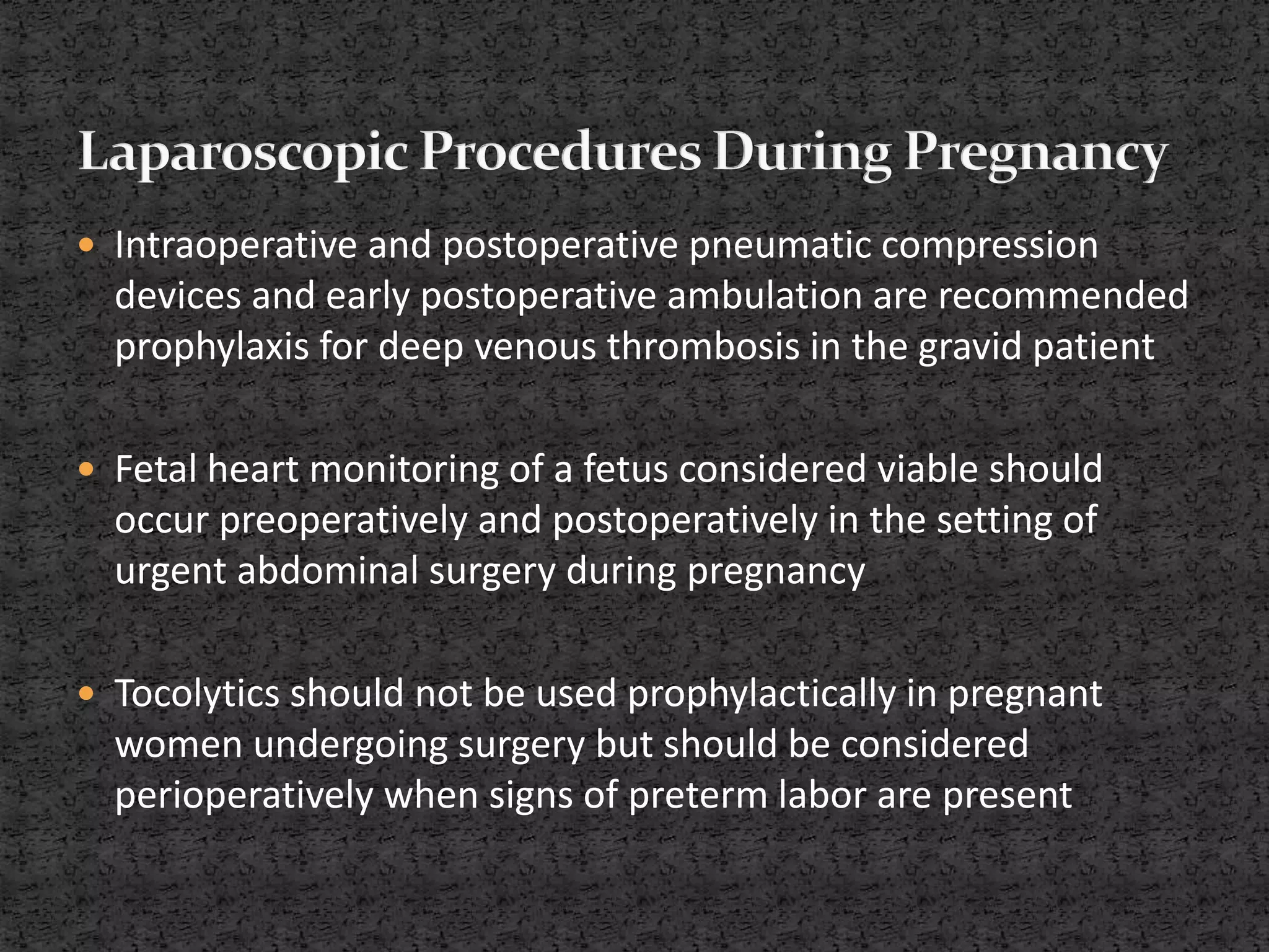 Anesthesia for laparoscopic surgery | PPTX