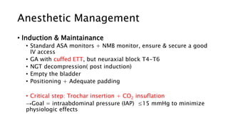 ANESTHESIA FOR LAPAROSCOPIC SURGERY.pptx | Lung and Respiratory Health ...