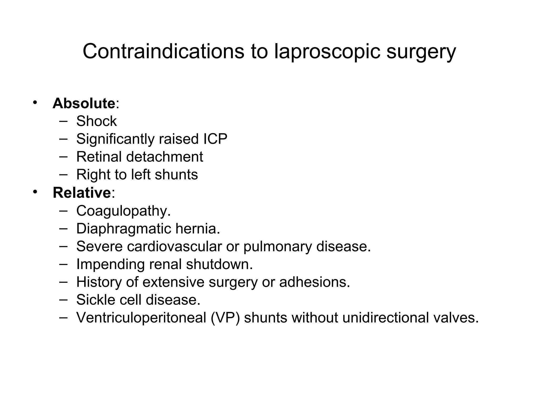 Anesthesia for laproscopic surgery | PPT