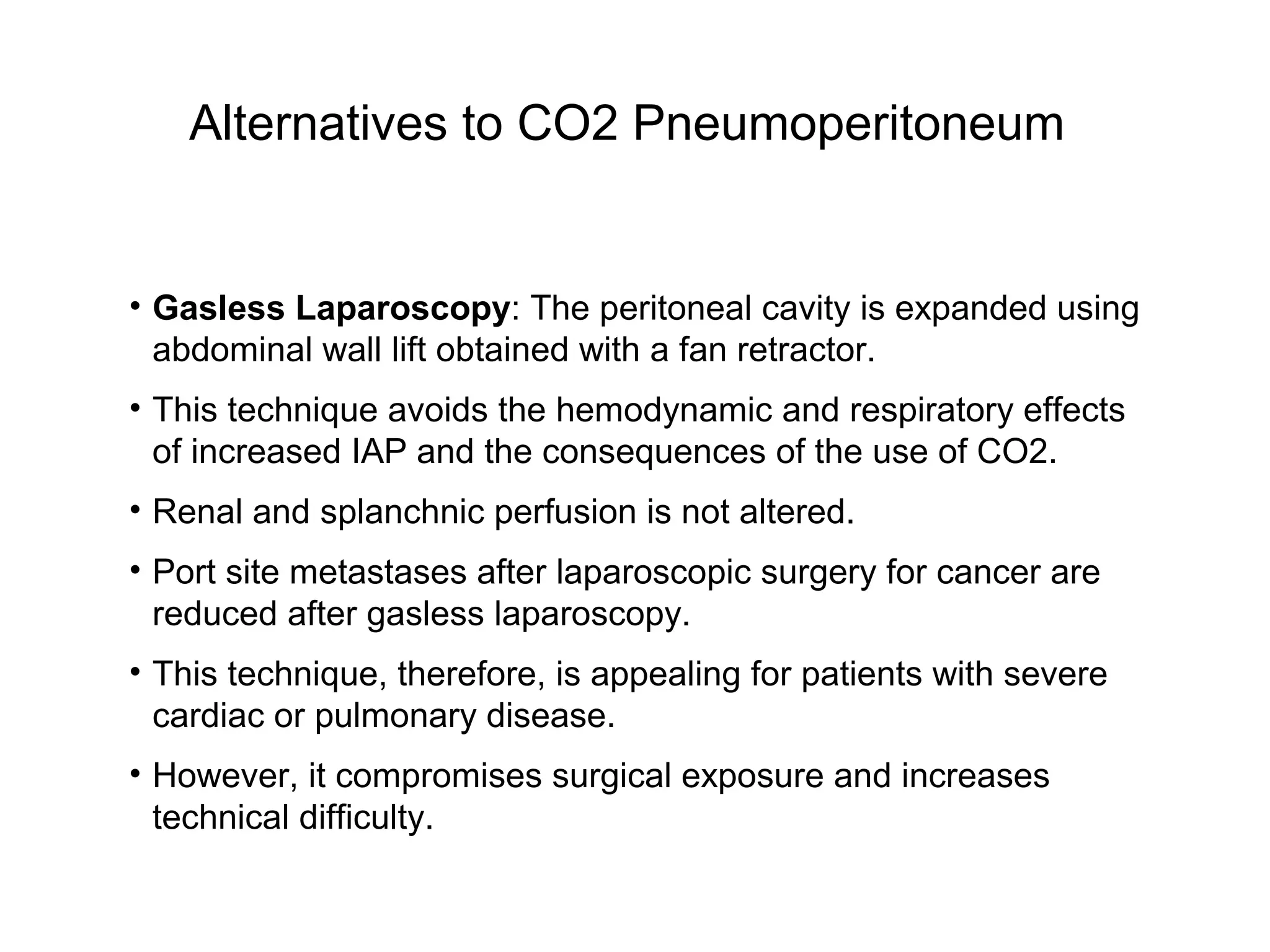 Anesthesia for laproscopic surgery | PPT