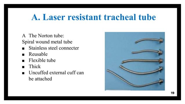 Anesthesia for laser airway surgery | PPTX