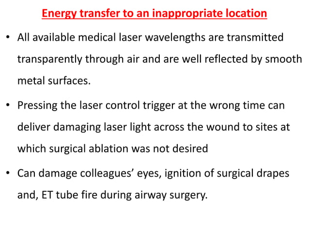 Anesthesia for laser surgery ranjith | PPTX