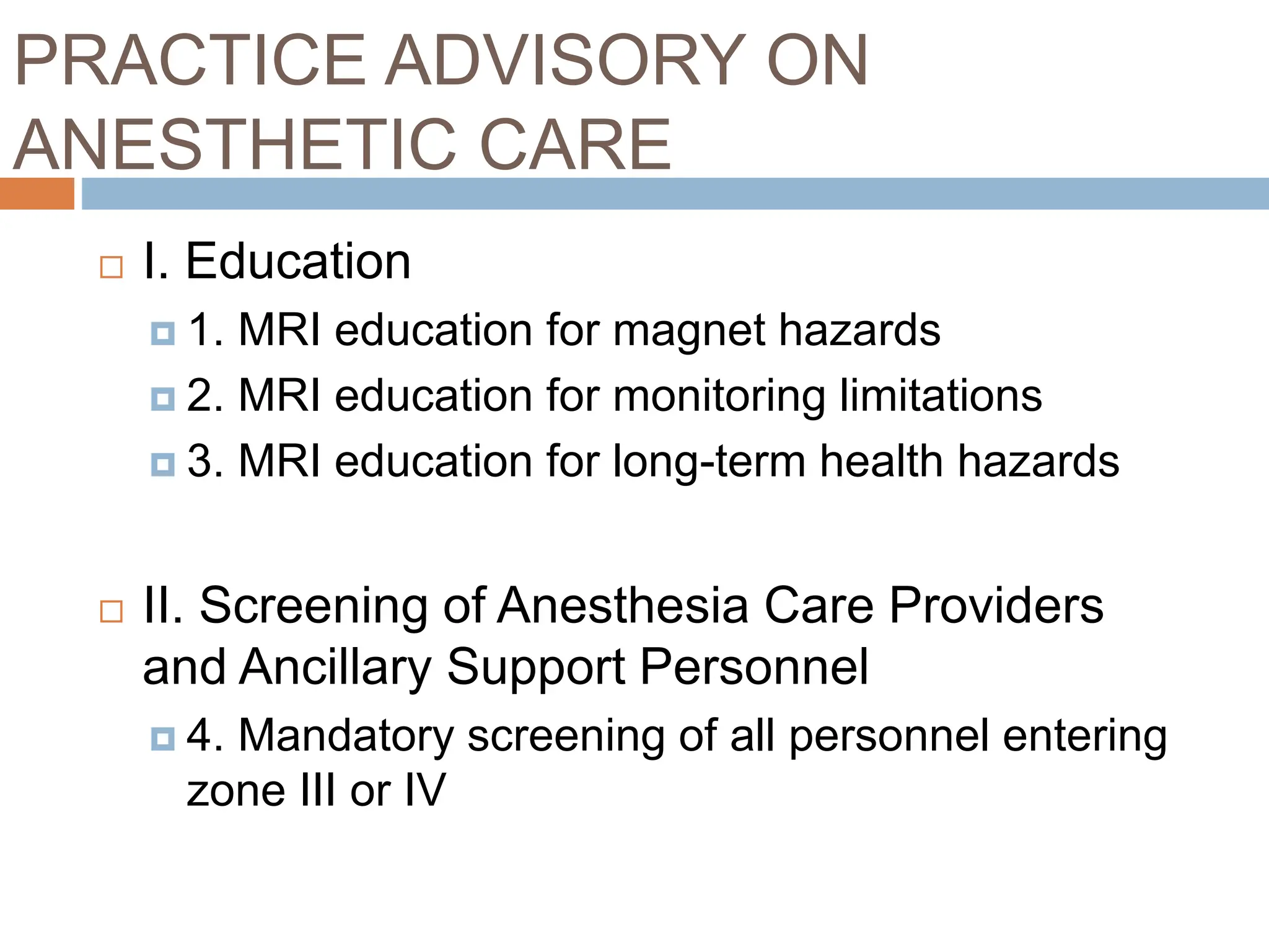 ANESTHESIA FOR MRI AND CT SCANs suite room | PPTX | Lung and ...