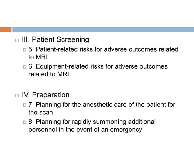 ANESTHESIA FOR MRI AND CT SCANs suite room | PPTX | Lung and ...