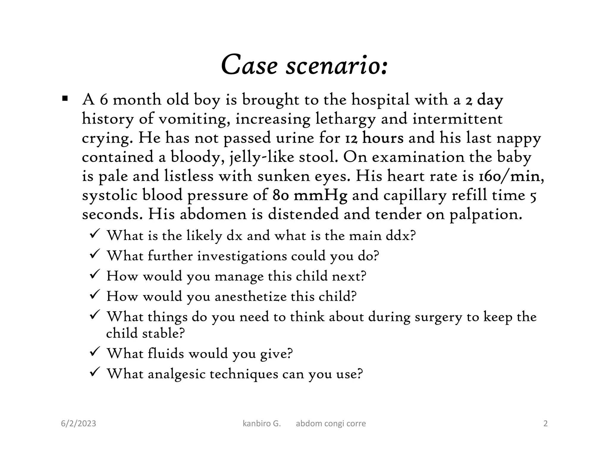 Anesthesia for Neonatal congenital correction surgery.pdf