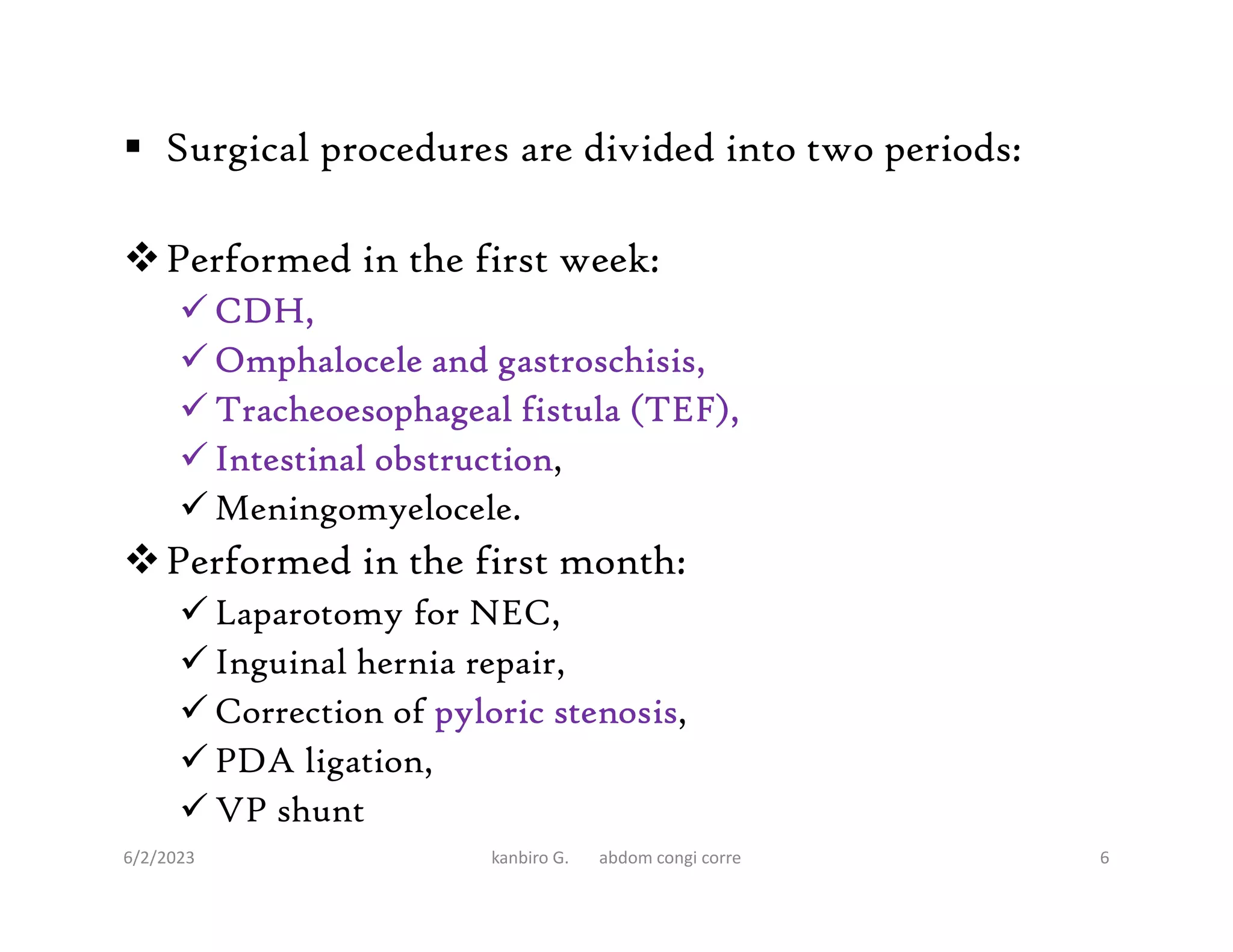 Anesthesia for Neonatal congenital correction surgery.pdf