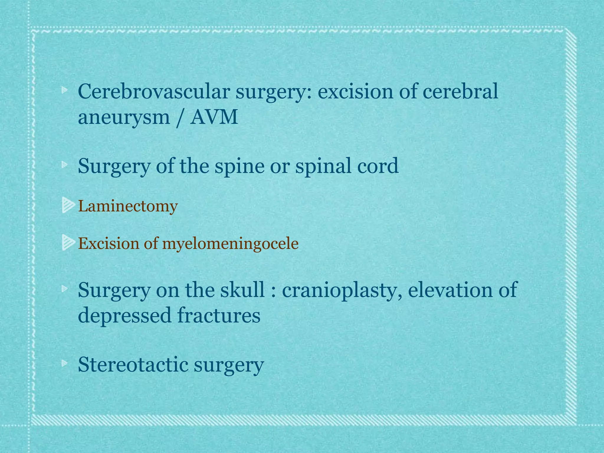 Anesthesia for neurosurgery (zuhura) | PPT
