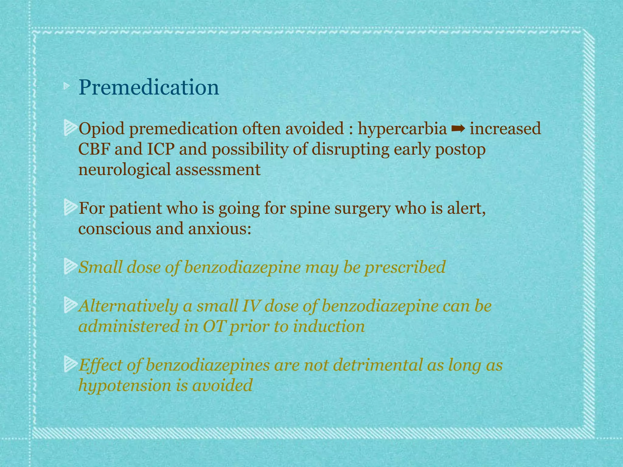 Anesthesia for neurosurgery (zuhura) | PPT