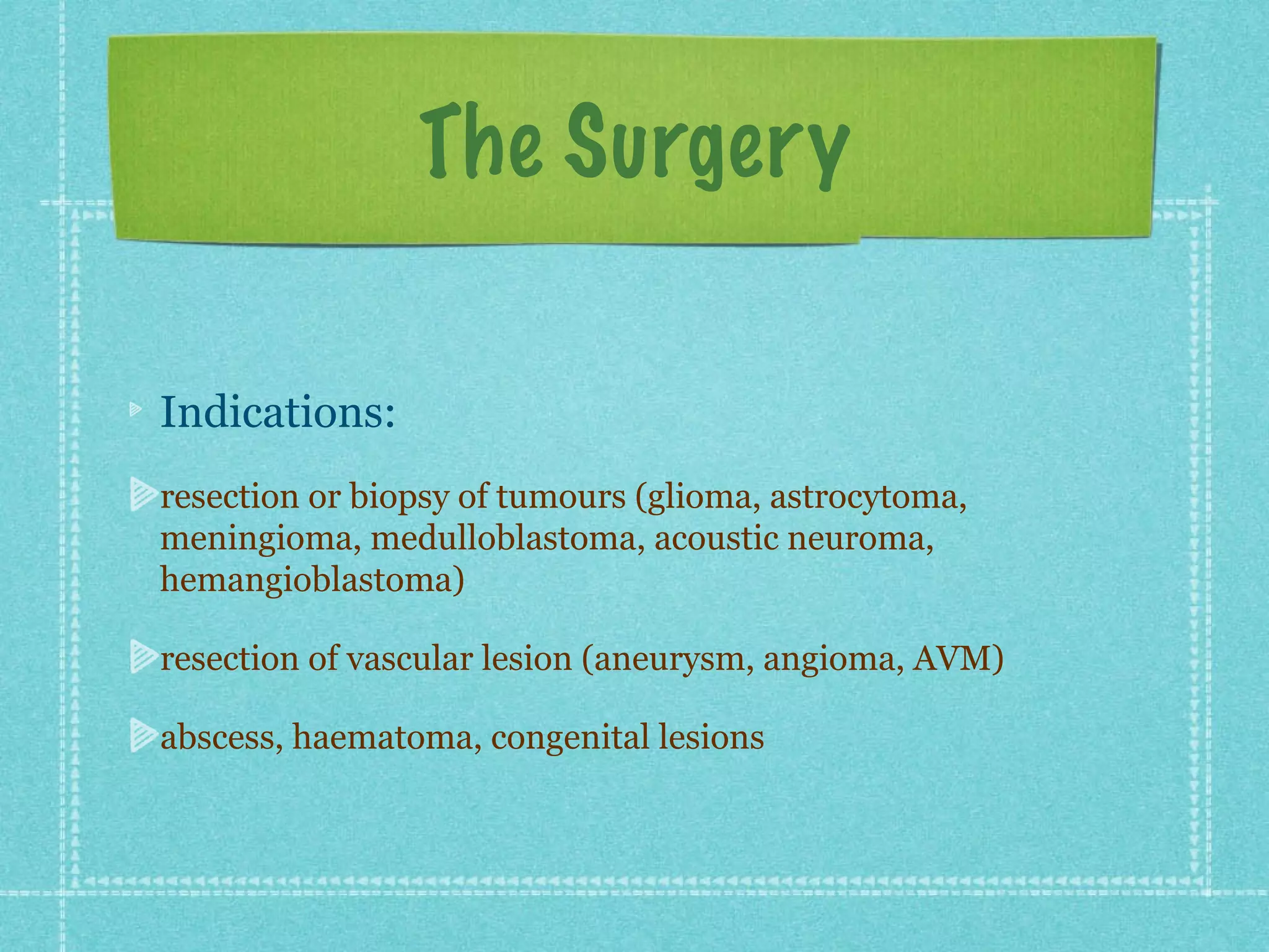 Anesthesia for neurosurgery (zuhura) | PPT