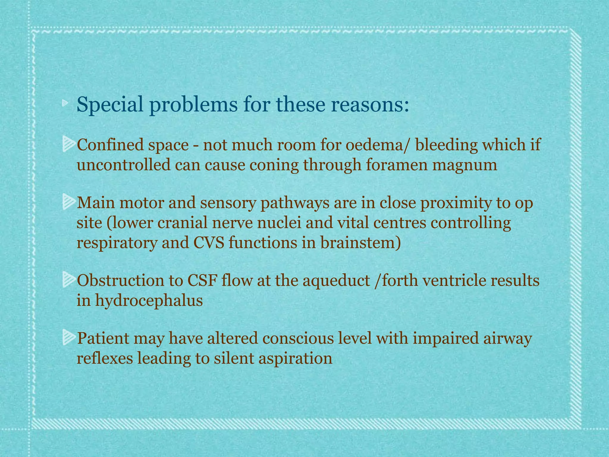 Anesthesia for neurosurgery (zuhura) | PPT