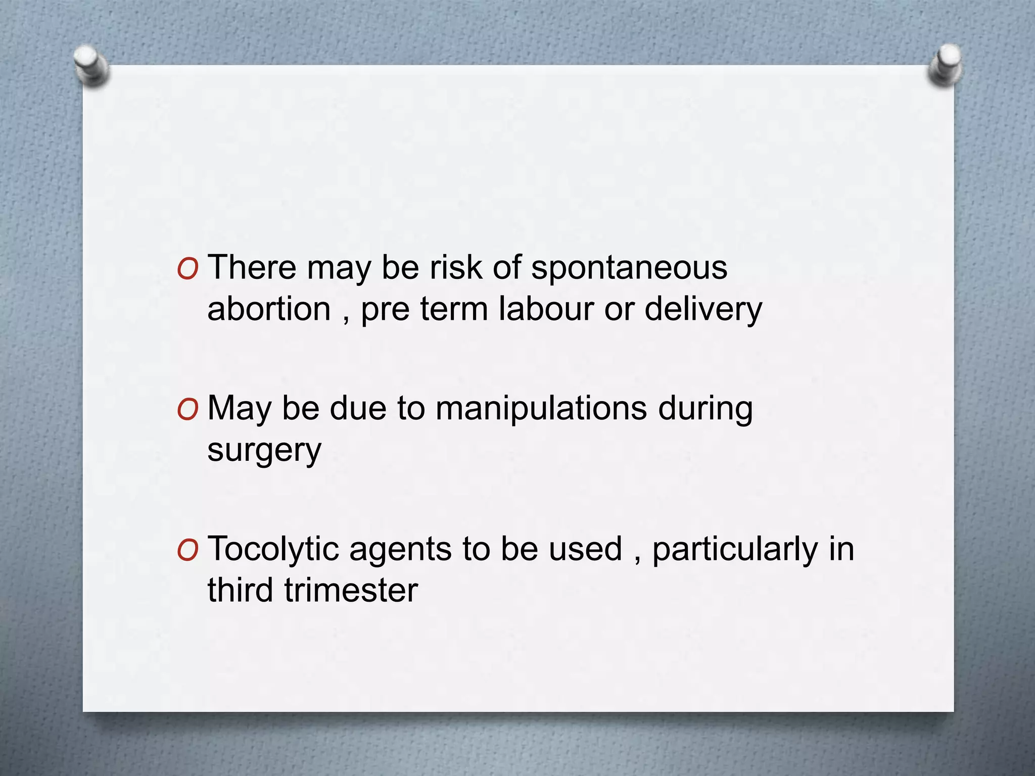 Anesthesia for non obstetric patient in pregnancy | PPTX