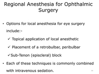 Anesthesia for ophthalmic surgery and complication.pptx