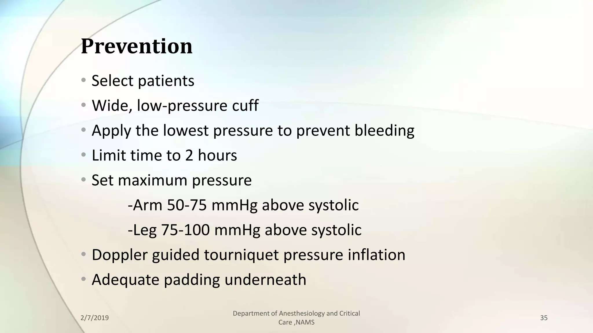 Anesthesia for orthopedic surgery | PPTX