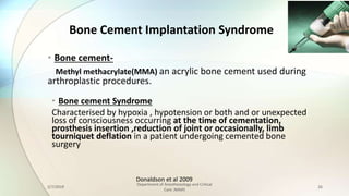 Anesthesia for orthopedic surgery | PPTX