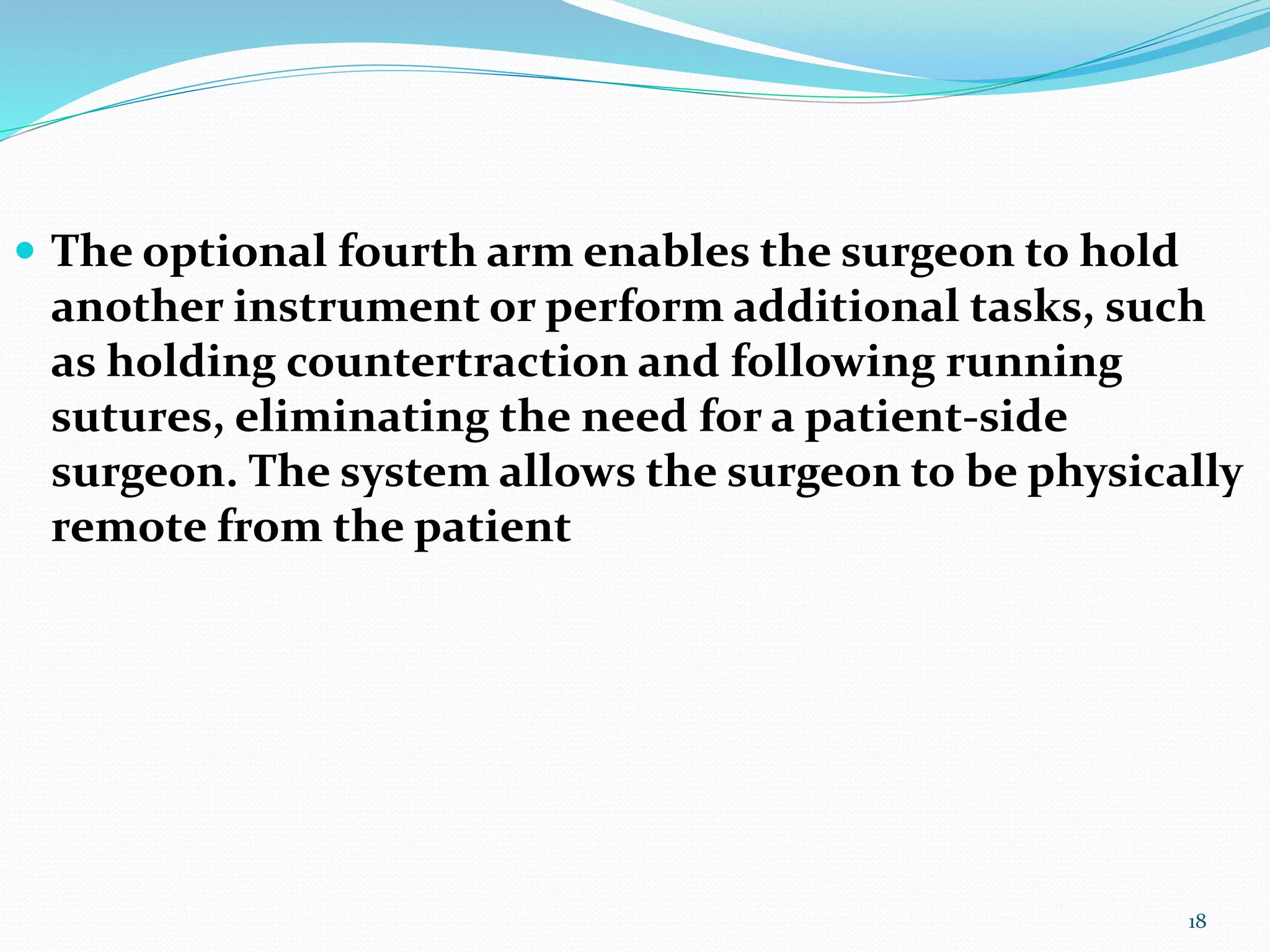 Anesthesia for robotic surgery | PPTX