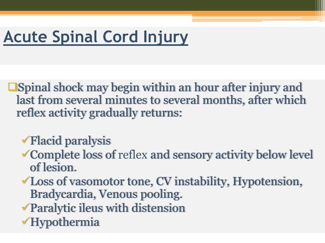 Anesthesia for spinal cord injury and scoliosis030 | PPTX