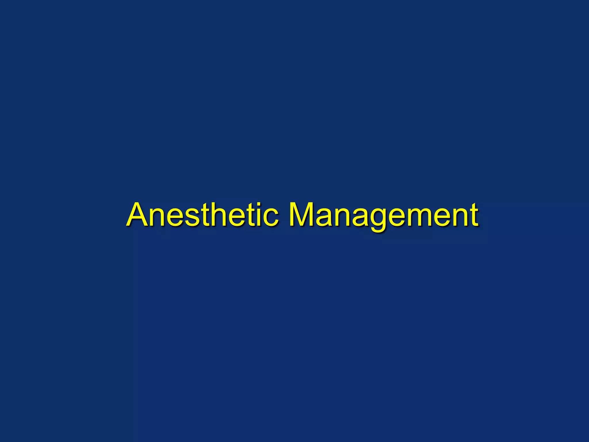 Essentials of Pediatric Anesthesia | PPTX