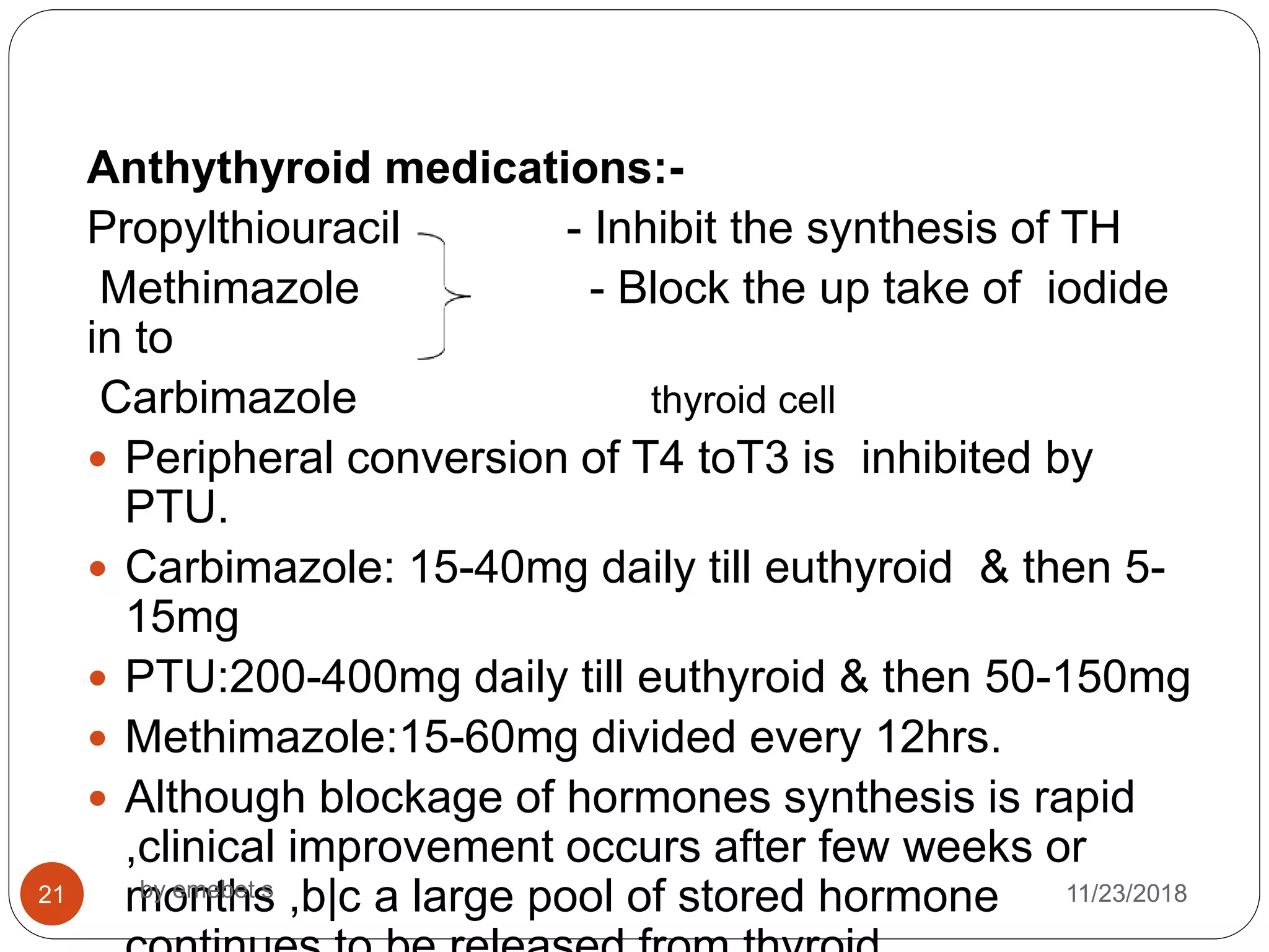 Anesthesia for thyroid_disease....day_2[1] | PPTX