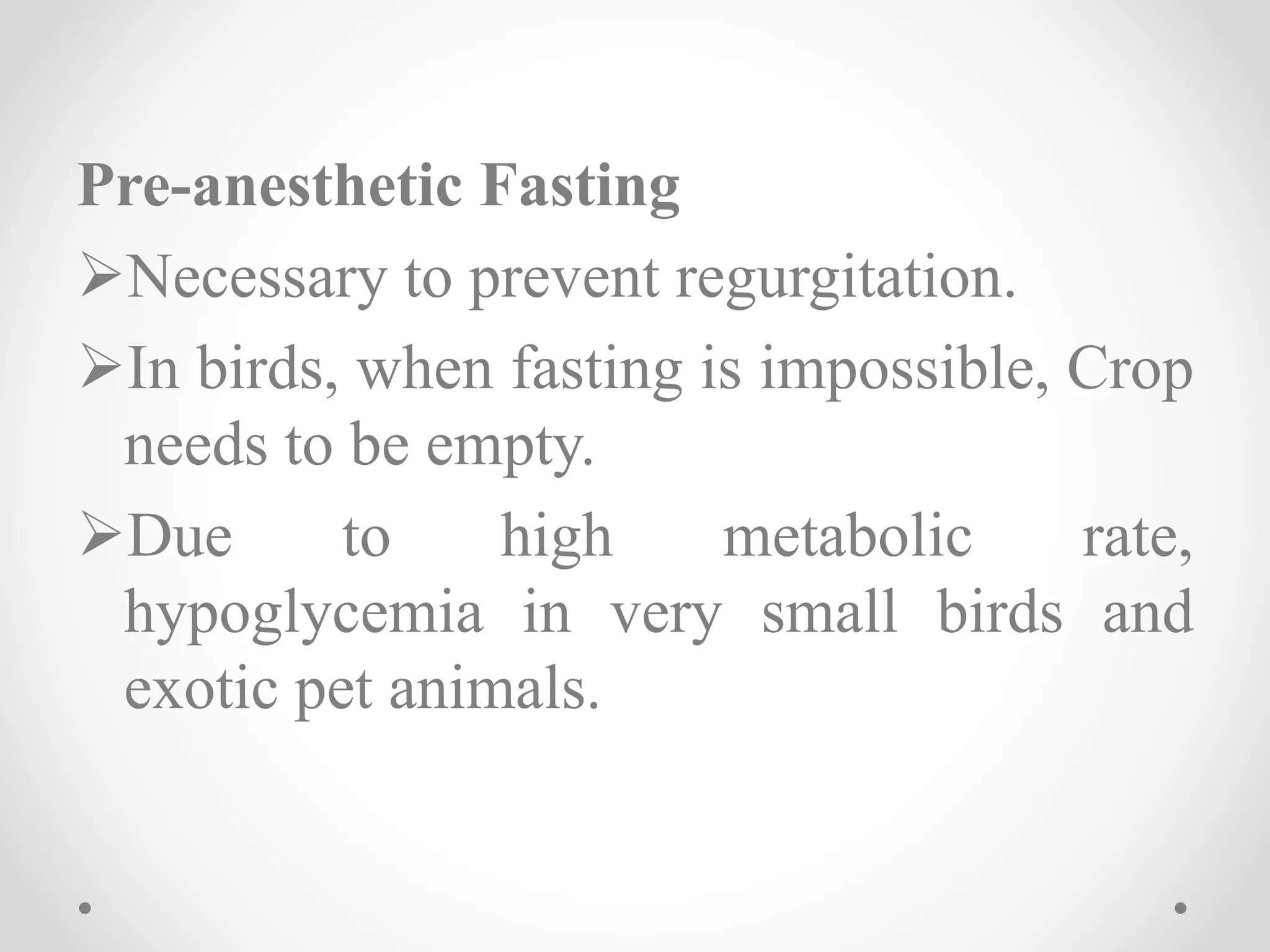 Anesthesia in birds and exotic pet animals | PPTX