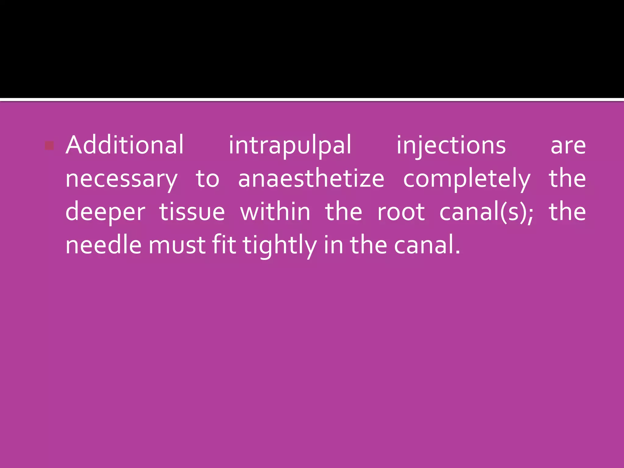 Anesthesia in endodontics | PDF