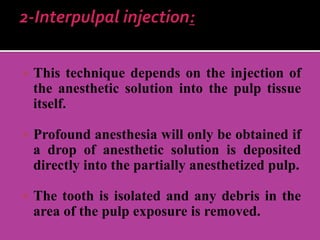 Anesthesia in endodontics | PDF