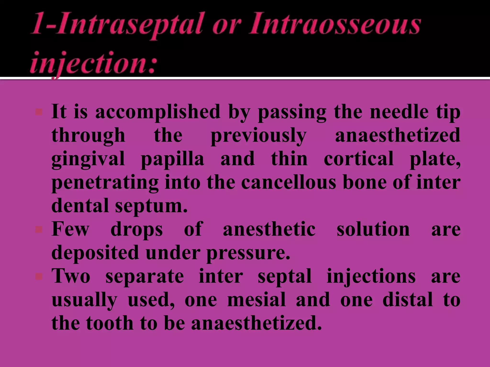 Anesthesia in endodontics | PPTX