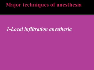 Anesthesia in endodontics | PPTX