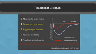 anesthesia in ERAS- enhanced recovery after surgery | PPTX
