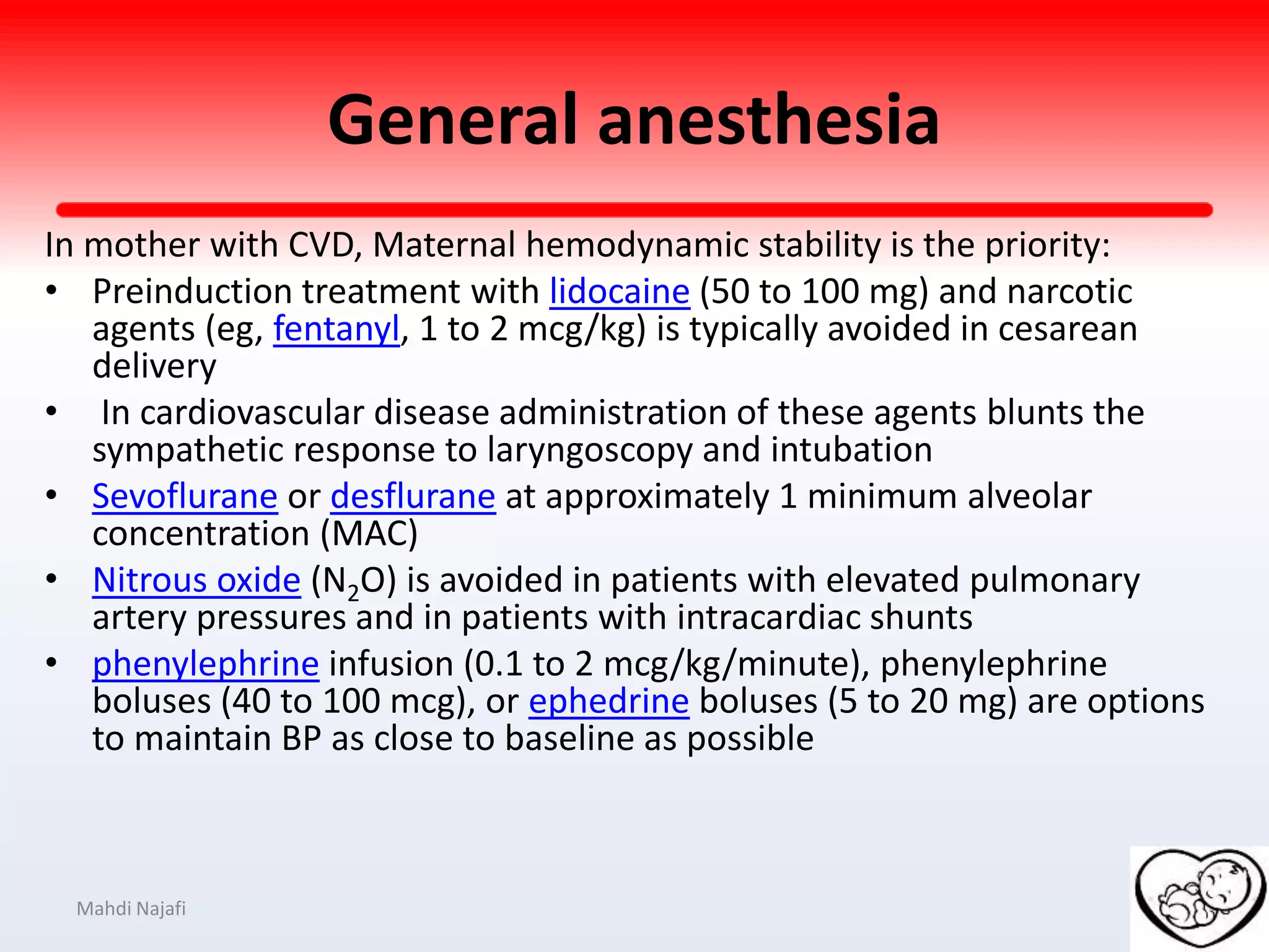 Anesthesia Considerations in Pregnancy with Heart Disease | PPTX
