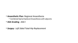 Anesthesia in sickle cell disease- a case presentation | PPT