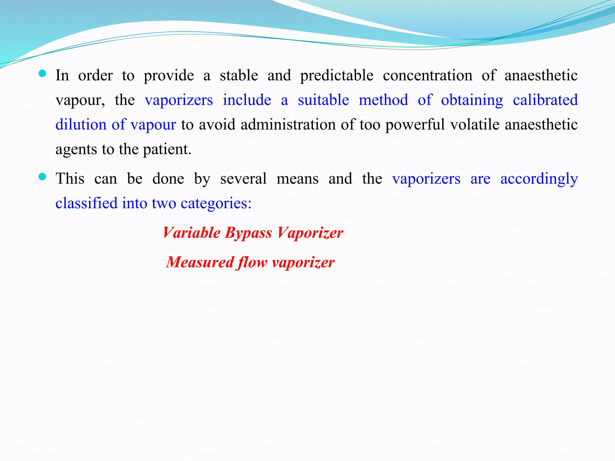 Anesthesia machine | PPTX