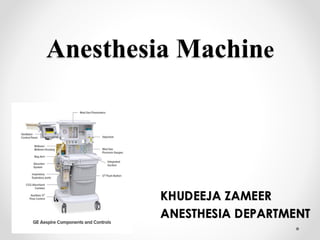 Anesthesia Machine.pdf are most important | PDF