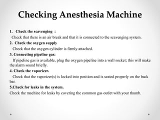 Anesthesia Machine.pdf are most important | PDF