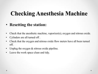 Anesthesia Machine.pdf are most important | PDF