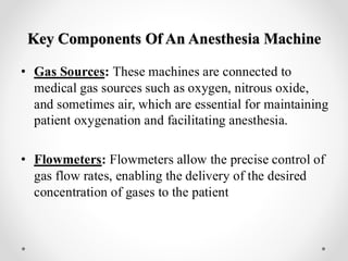 Anesthesia Machine.pdf are most important | PDF