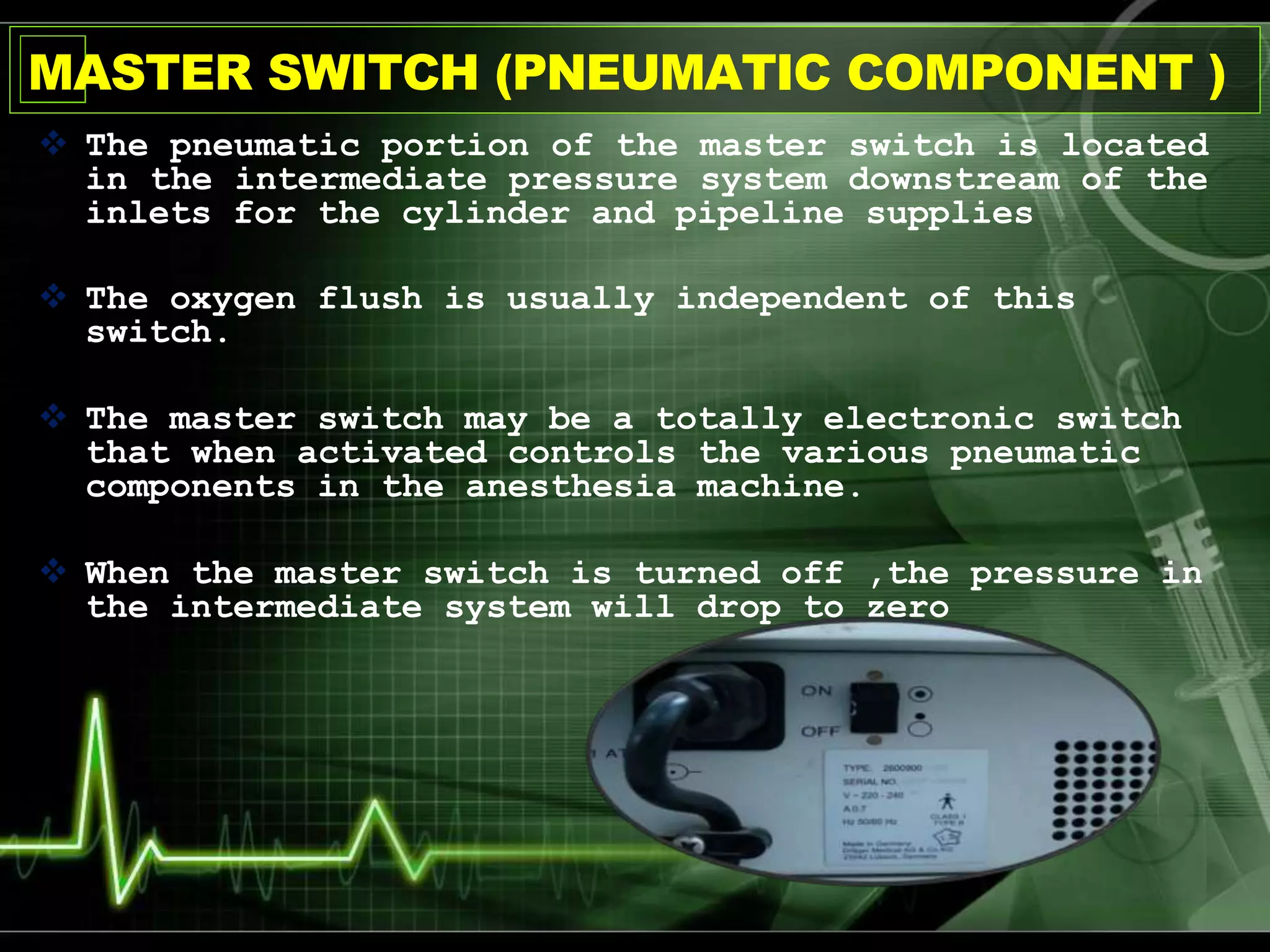 Anesthesia Machine and their Anatomy | PPTX