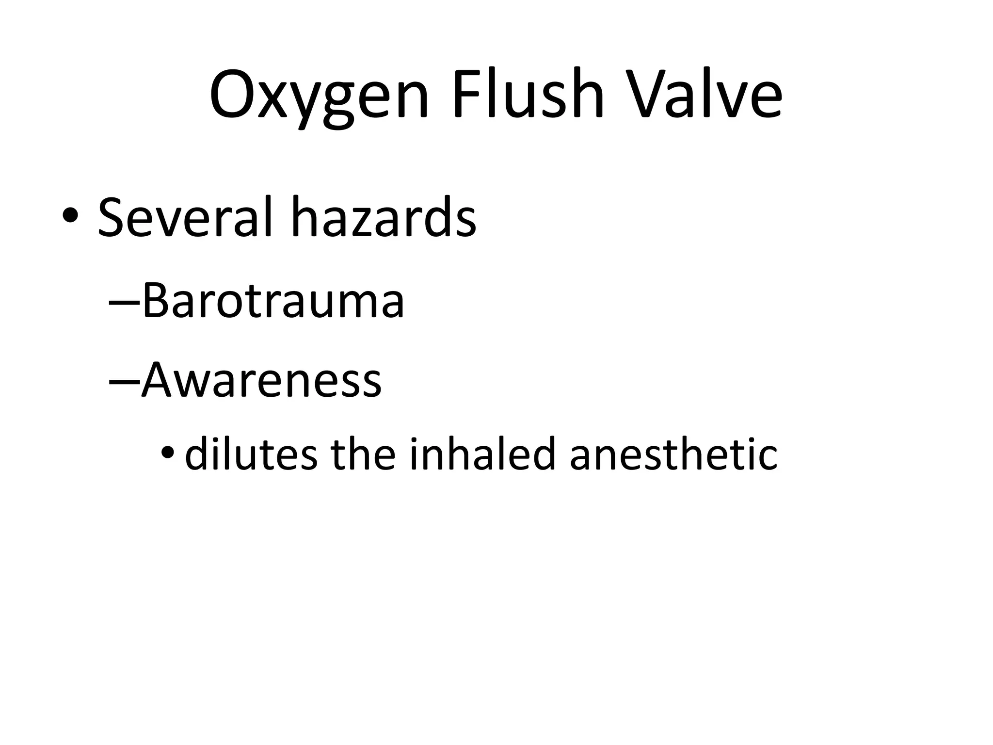 Anesthesia MACHINE and safety measures in anesthesia machine | PPTX