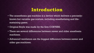 Anesthesia machines and breathing systems | PDF