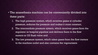 Anesthesia machines and breathing systems | PDF