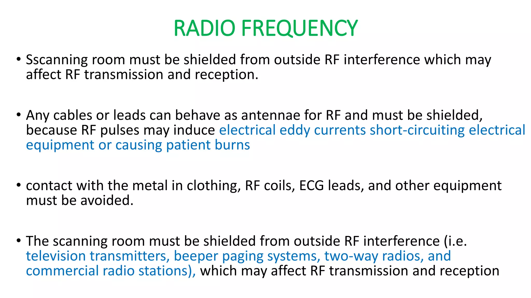 ANESTHESIA for MRI procedures | PPTX