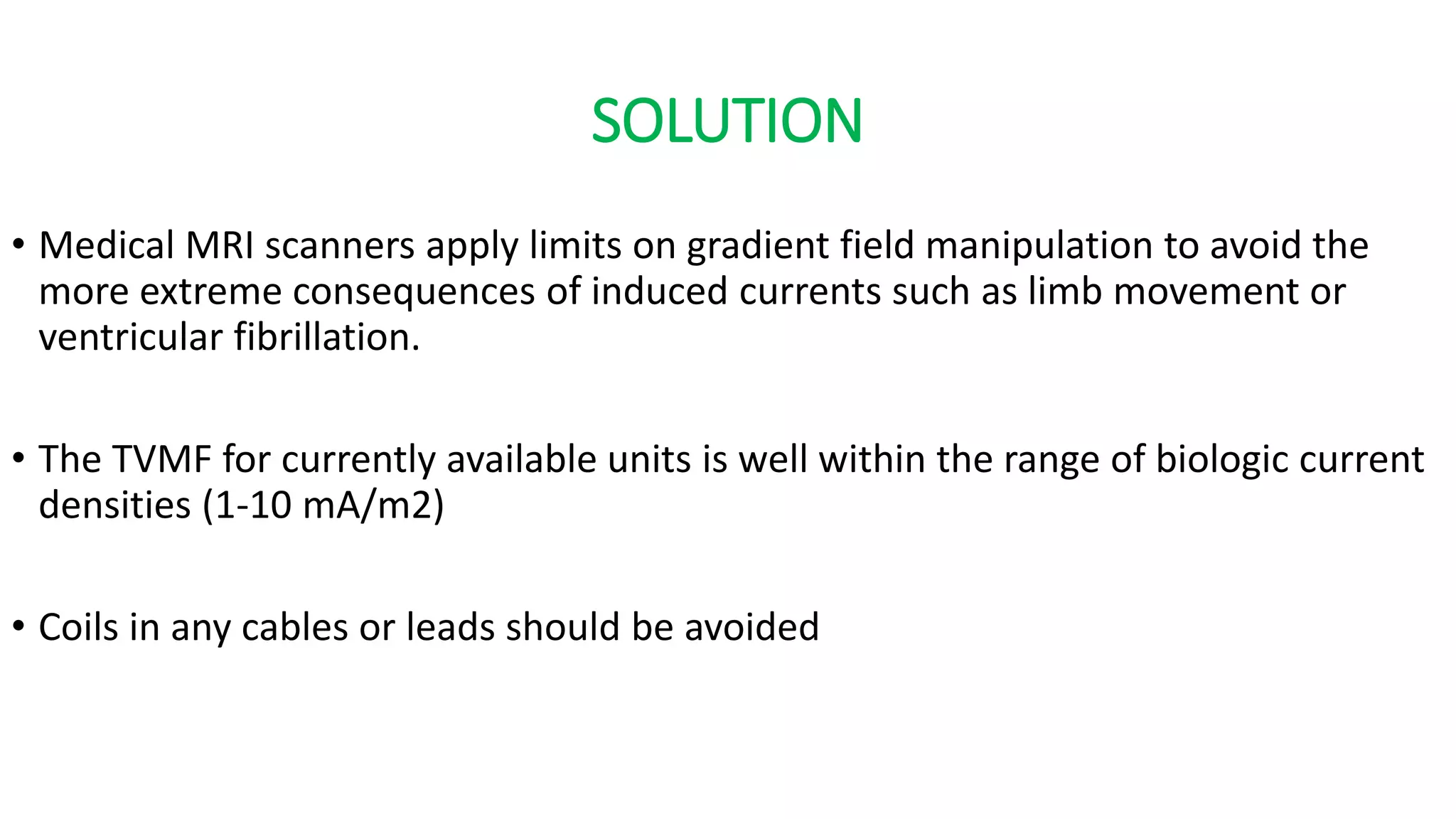 ANESTHESIA for MRI procedures | PPTX